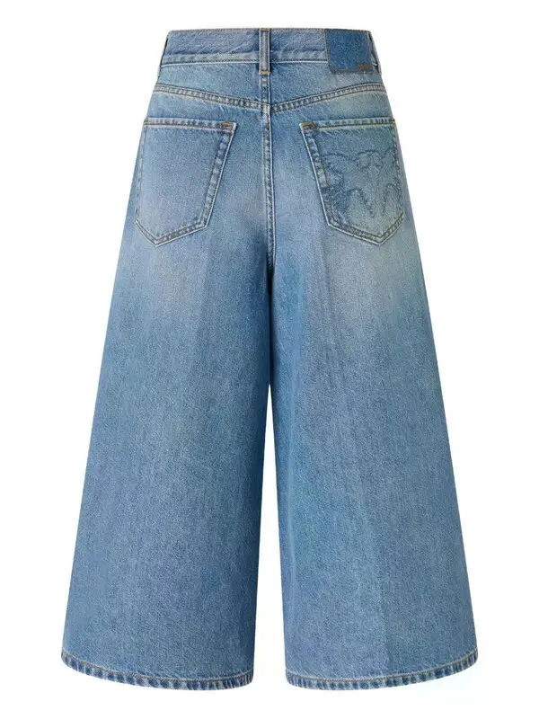 Pinko Seam Denim Wide Leg Jeans