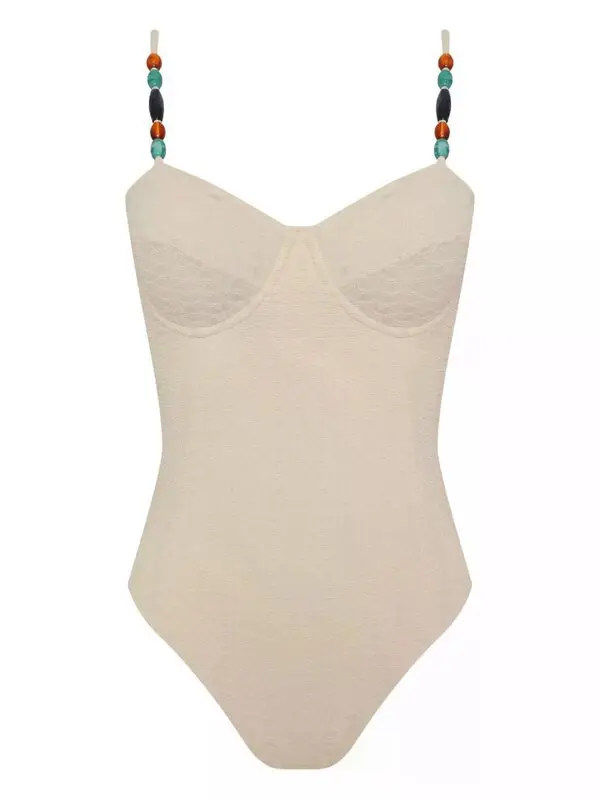 BRIGITTE Beaded-strap Swimsuit
