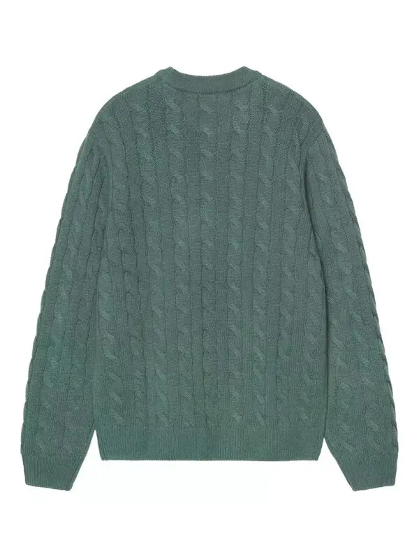 Carhartt Work In Progress Cable Knit Sweater - Green