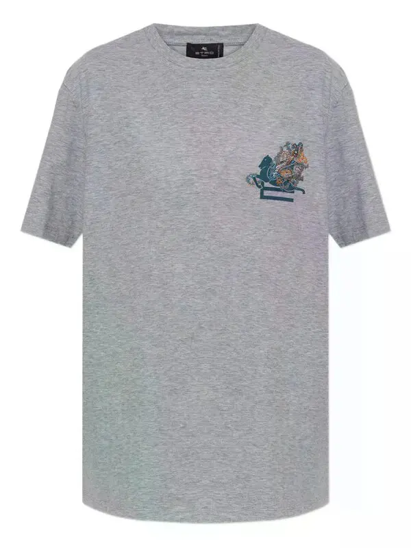 Etro Printed T-shirt - Grey