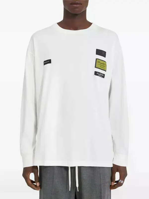 MAISON MARGIELA Patch Long-sleeved T-shirt