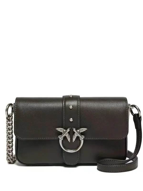 Pinko Studded Buckle Cross Body Bag
