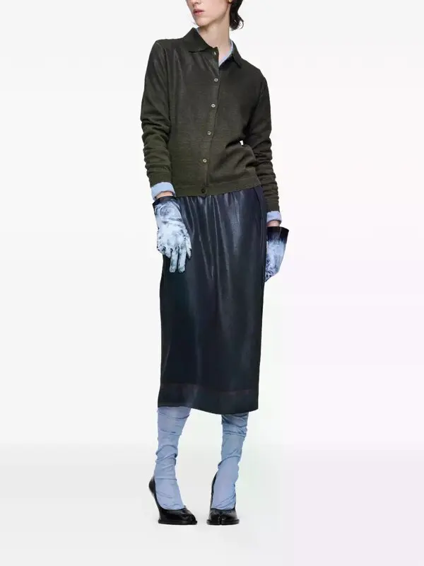 MAISON MARGIELA Textured Midi Skirt
