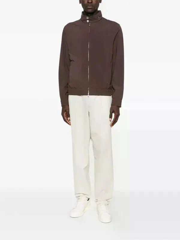 Brunello Cucinelli Zip Bomber Jacket - Brown