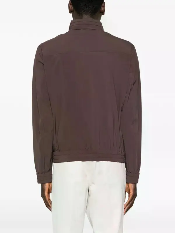 Brunello Cucinelli Zip Bomber Jacket - Brown