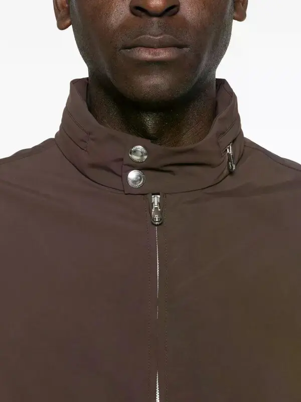 Brunello Cucinelli Zip Bomber Jacket - Brown