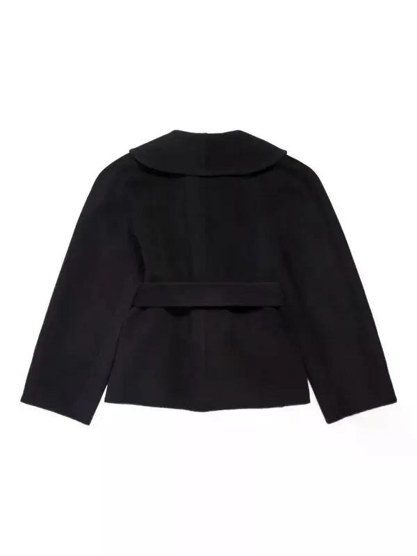 Balenciaga Belted Wrap Jacket - Black