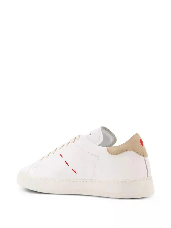 Kiton Stitch-detail Sneakers - White