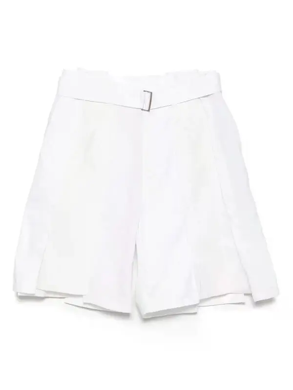 SONGZIO Belted Vertical Shorts