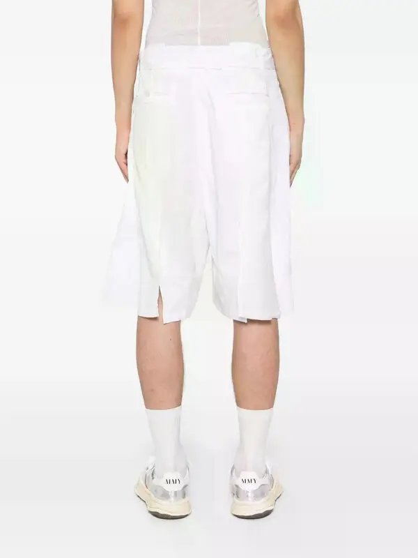 SONGZIO Belted Vertical Shorts