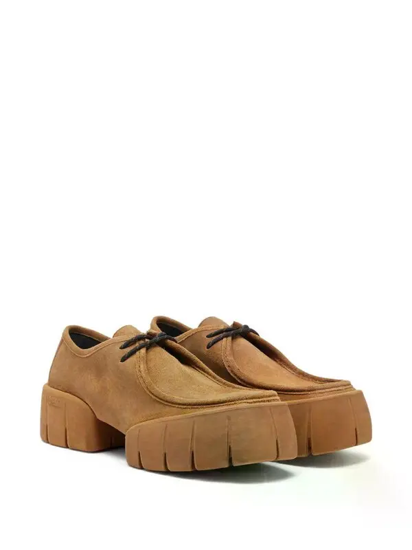 DIESEL® D-tex Wb Suede Derby Shoes - Brown
