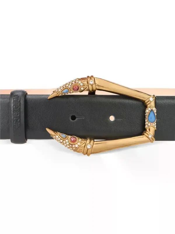 Roberto Cavalli Embellished Buckle Belt