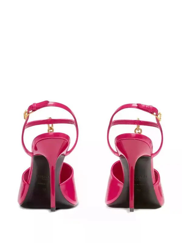 Balmain Sync Pointed-toe Sandals - Pink