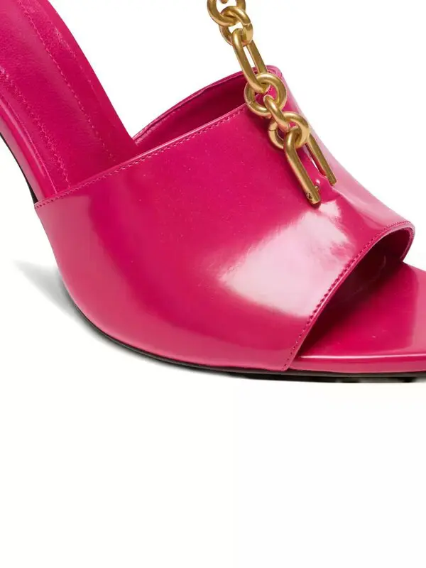 Balmain Sync Pointed-toe Sandals - Pink