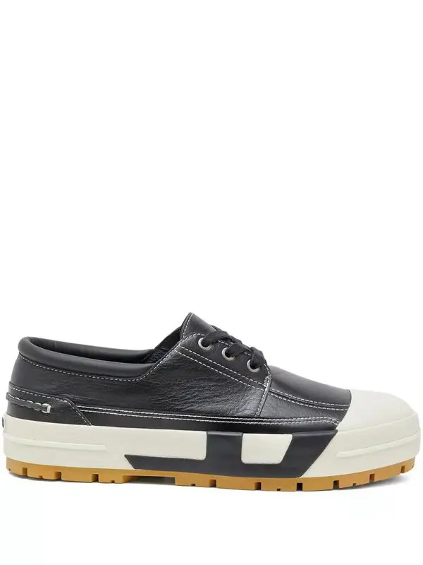 DIESEL® Lace-up Moccasin Sneakers - Black
