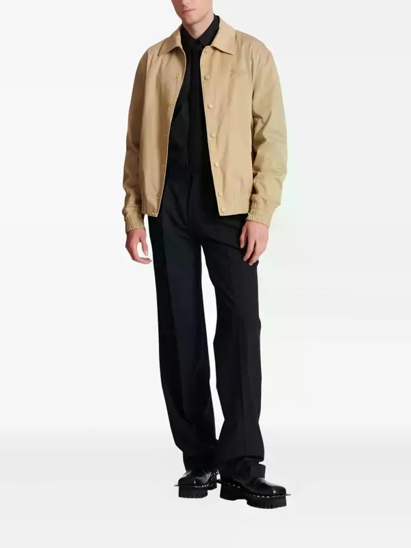 Balmain Canvas Bomber Jacket - Neutrals