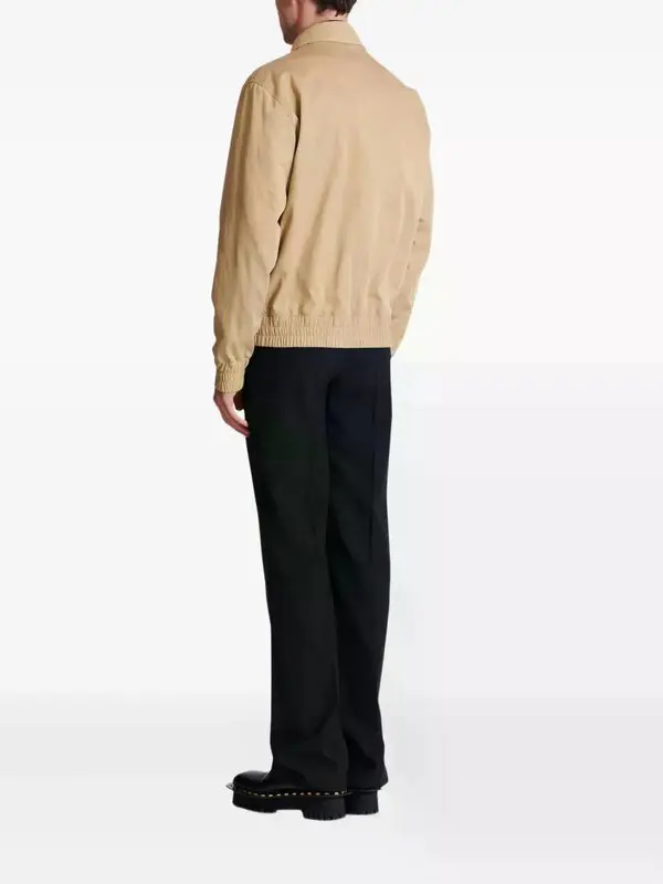 Balmain Canvas Bomber Jacket - Neutrals