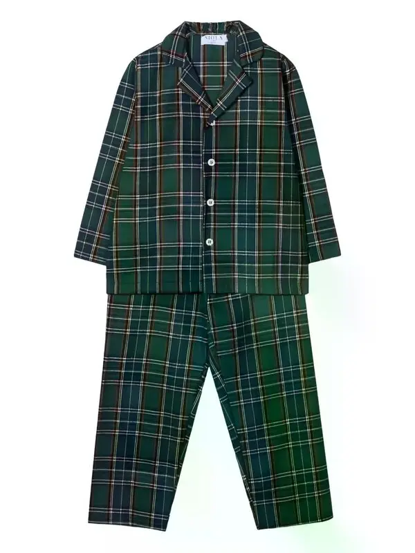 SIOLA Tartan-pattern Pyjama - Green