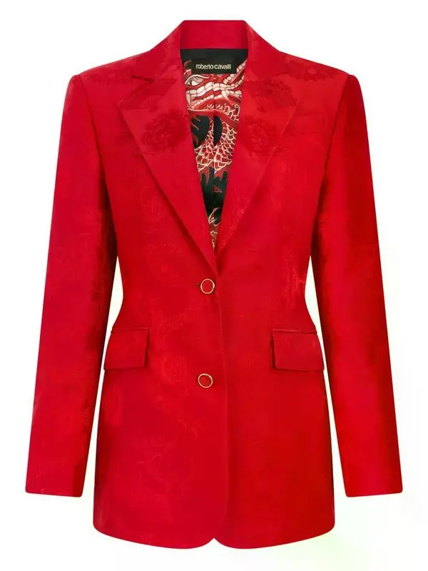 Roberto Cavalli Dragon-pattern Blazer