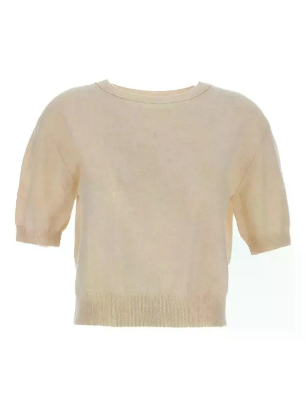 LISA YANG Ribbed Short-sleeve T-shirt - Neutrals