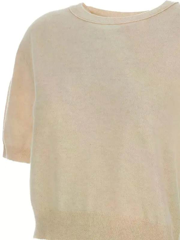 LISA YANG Ribbed Short-sleeve T-shirt - Neutrals