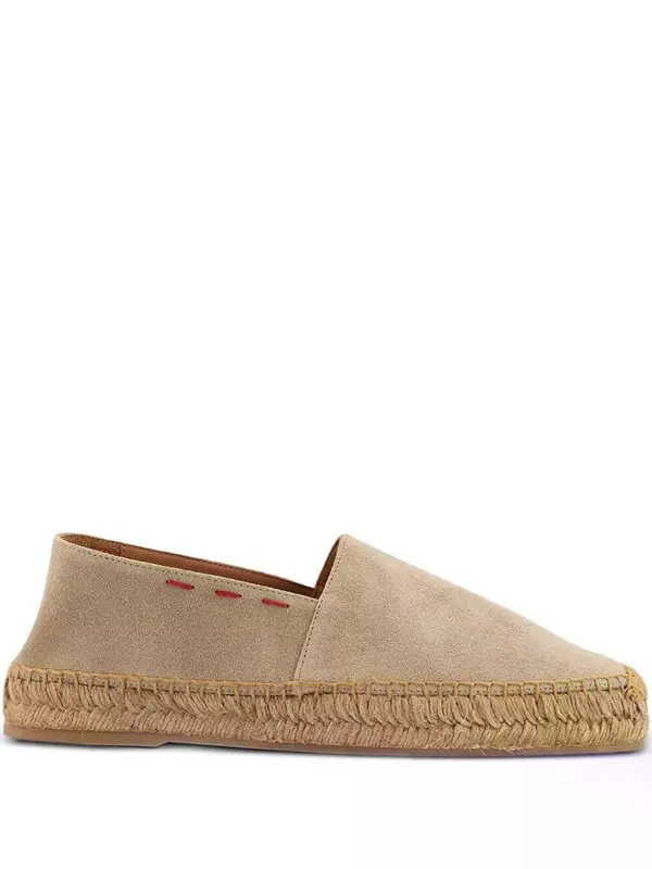 Kiton Stitch-detail Espadrilles - Neutrals