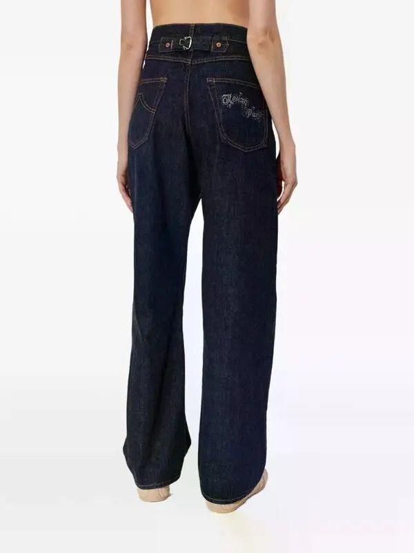Kenzo Logo-embroidered Jeans
