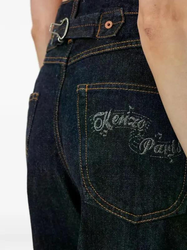 Kenzo Logo-embroidered Jeans