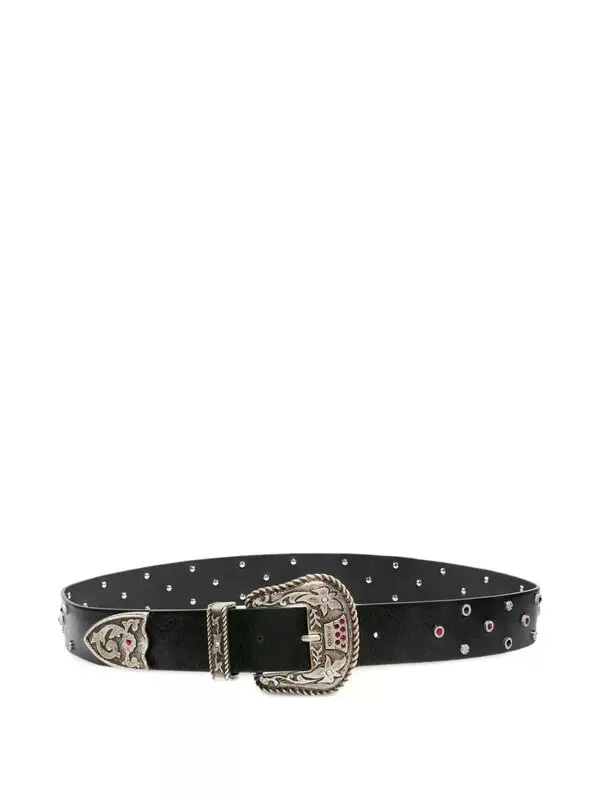 Pinko Embellished Buckle Belt - Black