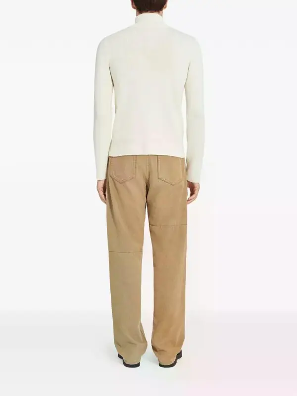 MAISON MARGIELA Zip Mock-neck Sweater