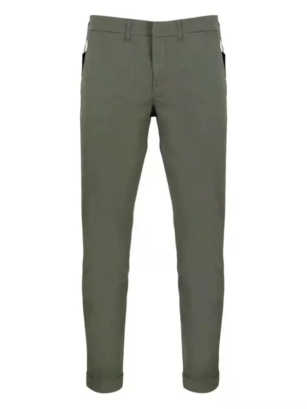 FAY Cotton Cuffed Pants