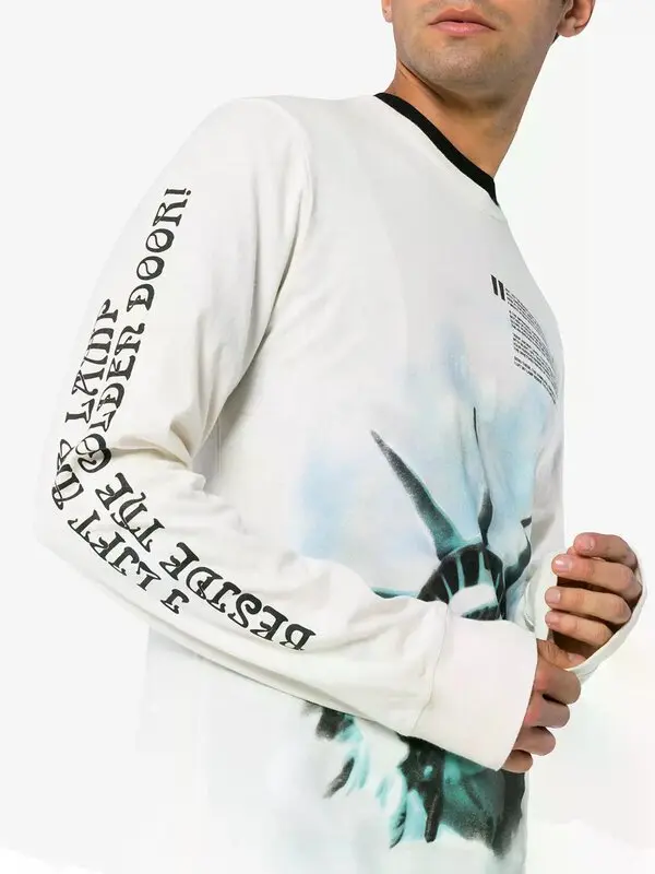 Off-White Statue Of Liberty Longsleeved T Shirt