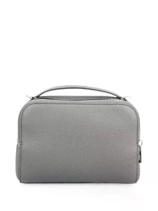 Loewe Anagram Leather Shoulder Bag - Grey