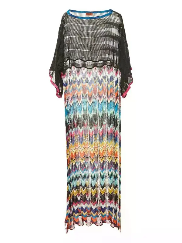 Missoni Cover-up Long Dress - Black