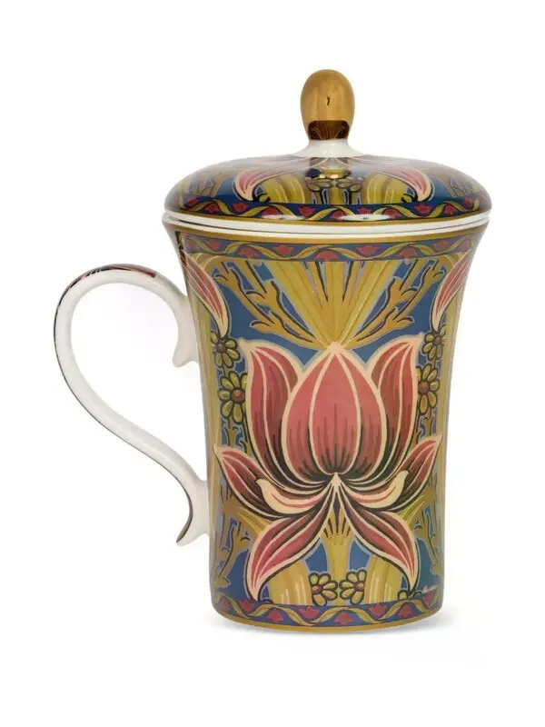 Etro Floral-motif Lidded Tableware - Blue