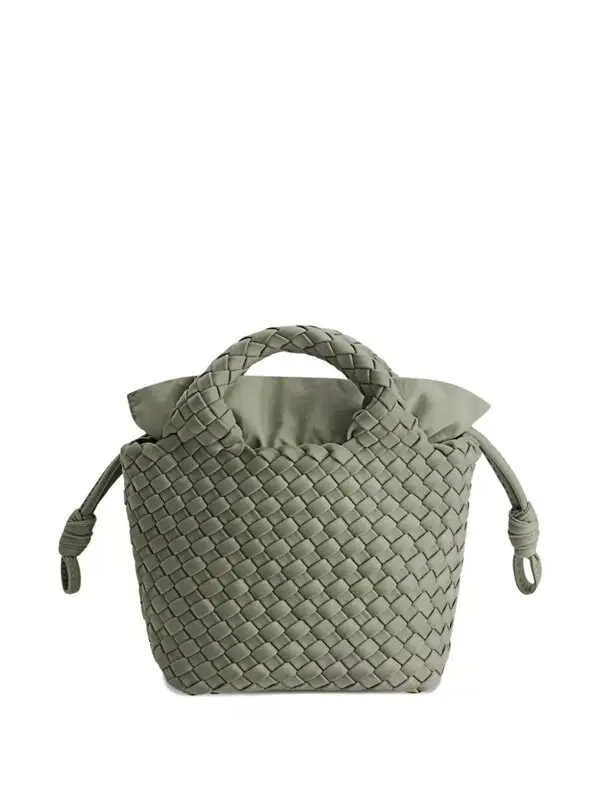 MARREA Woven Top-handle Tote Bag