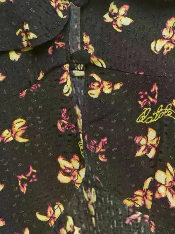 ROTATE BY BIRGER CHRISTENSEN Floral-print Blouse