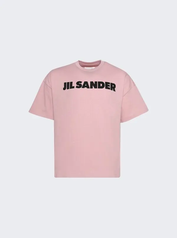 JIL SANDER Printed Logo T-shirt - Pink
