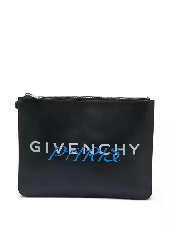 Givenchy Leather Logo Clutch