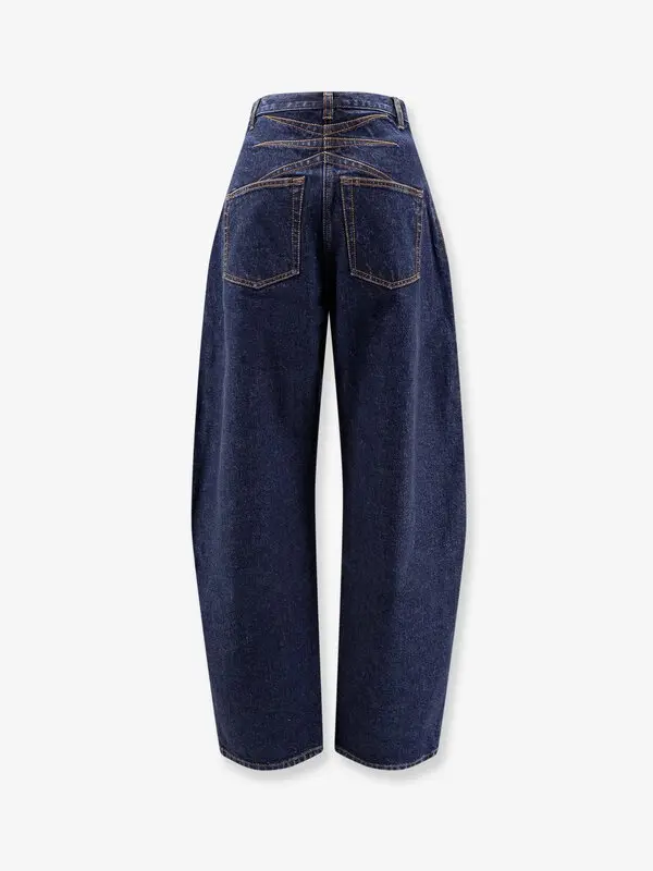 Alaïa Round Denim Jeans