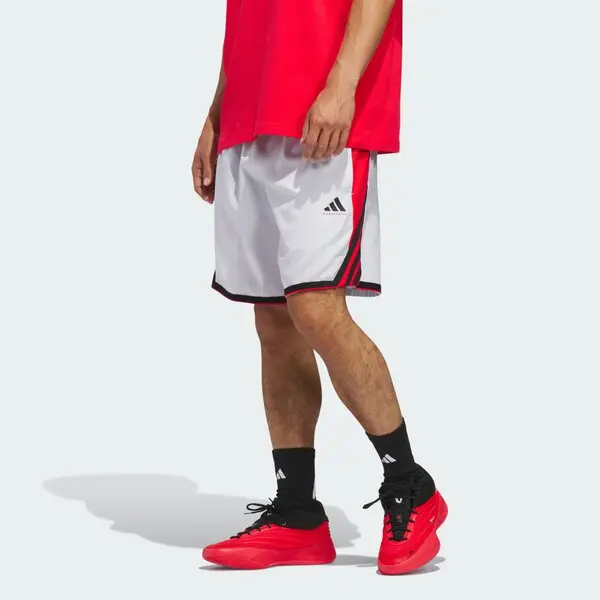 Adidas Crazy Lite Shorts - Dash Grey / Pure Ruby
