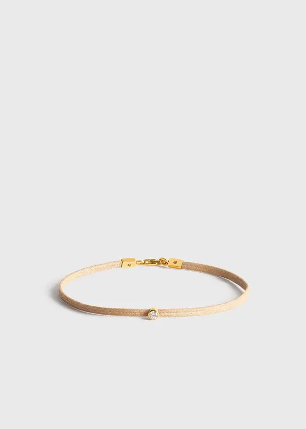 TOTEME Mini Diamond Bracelet - Beige-gold
