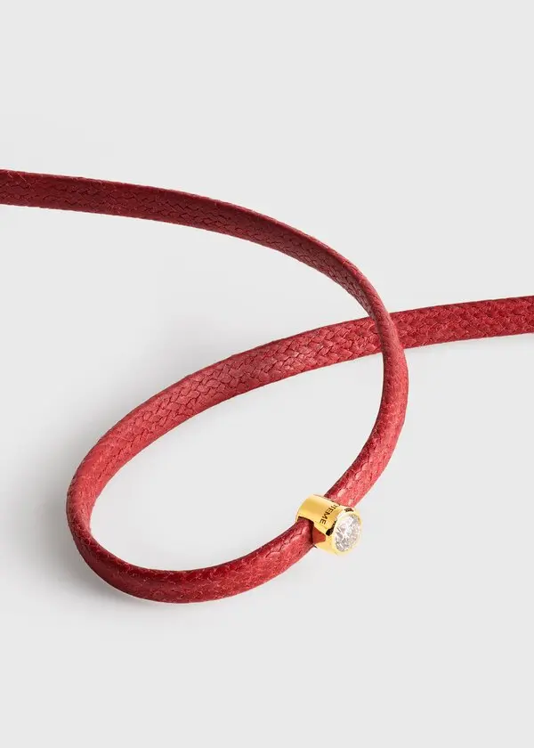 TOTEME Diamond Friendship Bracelet - Red