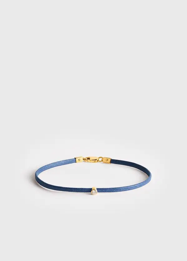 TOTEME Mini Diamond Bracelet - Blue-gold