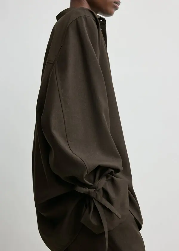 TOTEME Tie-cuff Shirt - Pepper