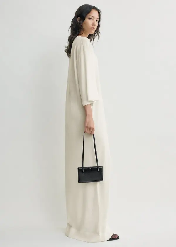 Toteme Merino Knit Maxi Dress - Ecru | Editorialist