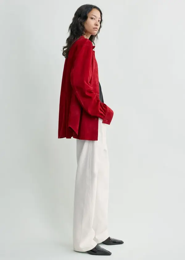 TOTEME Suede Overshirt