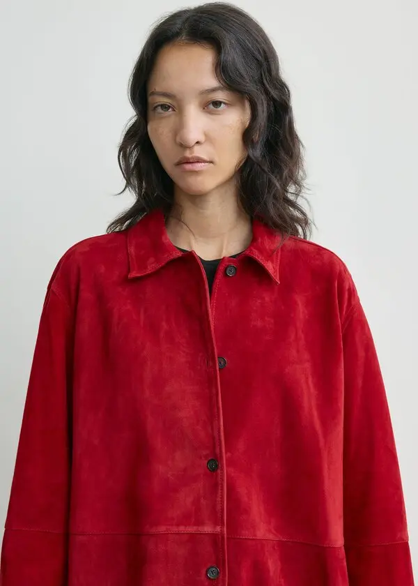 TOTEME Suede Overshirt