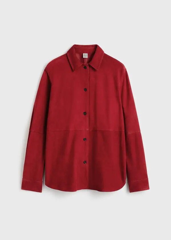 TOTEME Suede Overshirt