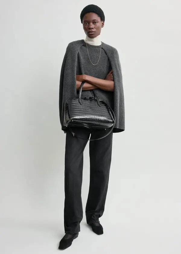 TOTEME Crew Cape Knit - Grey